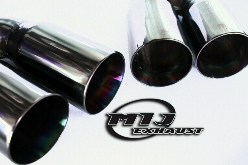 Twin 3 Inch Exhaust Tip, Stainless Steel, Straight Cut - MIJ Exhaust ...
