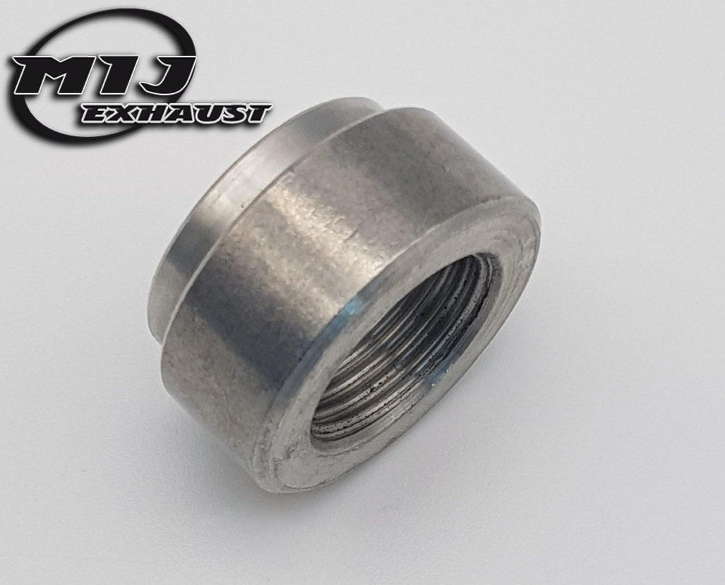 T304 STAINLESS STEEL O2 Exhaust Lambda Oxygen Sensor Boss Nut M18 1.5 Decat Bung - MIJ Exhaust ...