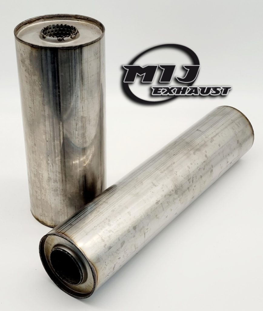 Stainless Steel Exhaust Silencer Box High Grade Muffler - MIJ Exhaust ...