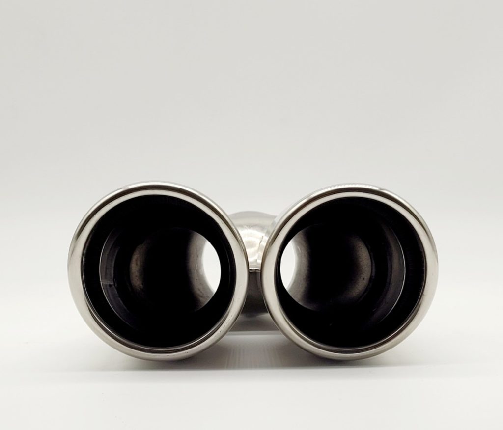 3 Inch Twin Pipe Exhaust, Stainless Steel Slash Cut Tip - MIJ Exhaust ...