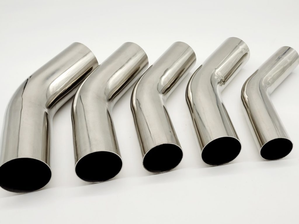45 Degree Exhaust Mandrel Bend T304 Stainless Steel - MIJ Exhaust Systems