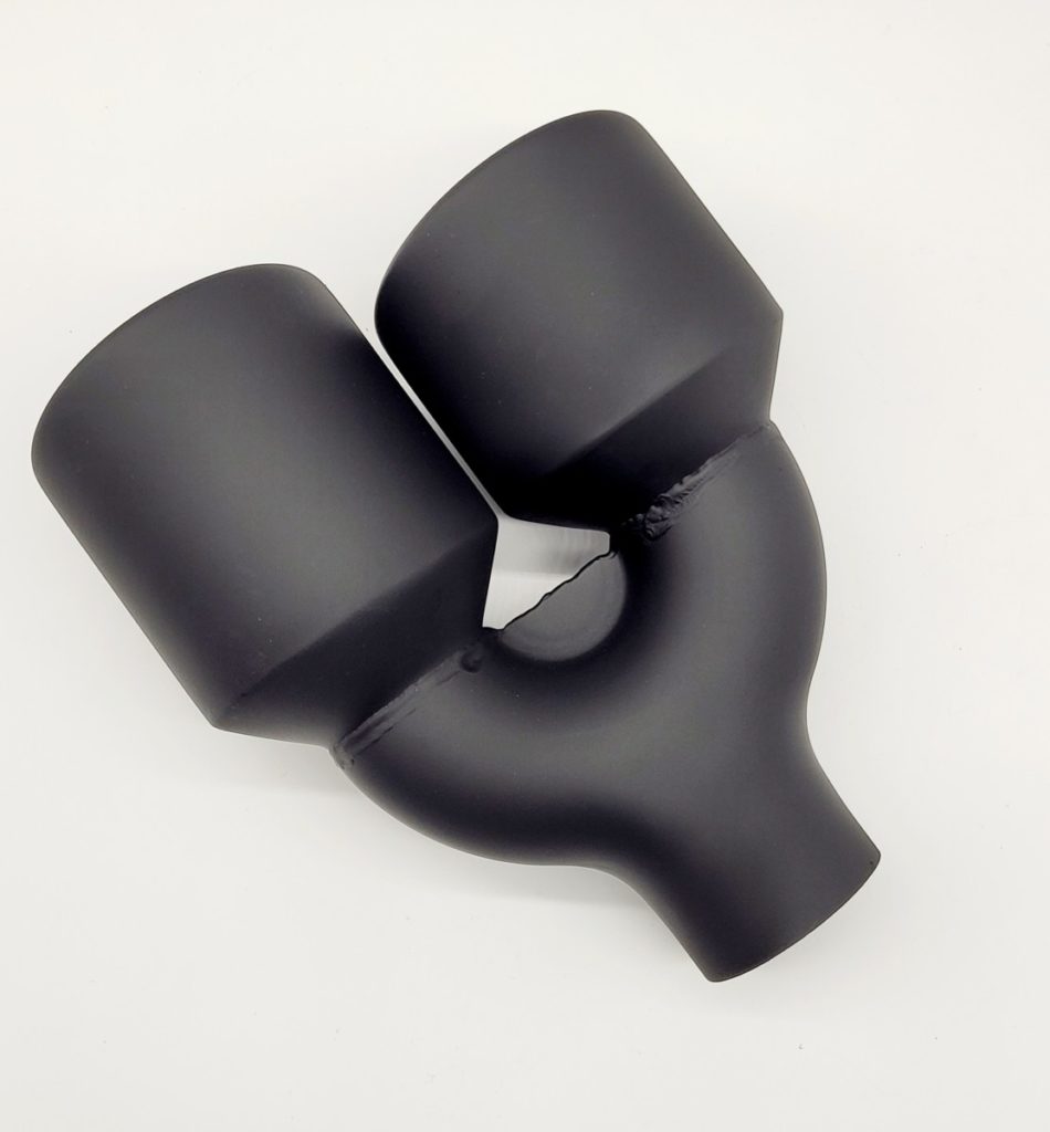 Pair of Matte Black Exhaust Tailpipe 4inch Twin Tips - MIJ Exhaust Systems