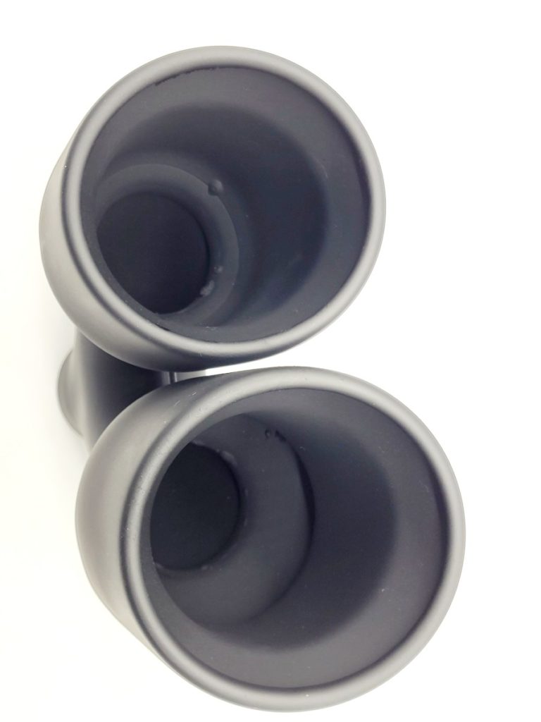 Pair of Matte Black Exhaust Tailpipe 4inch Twin Tips - MIJ Exhaust Systems