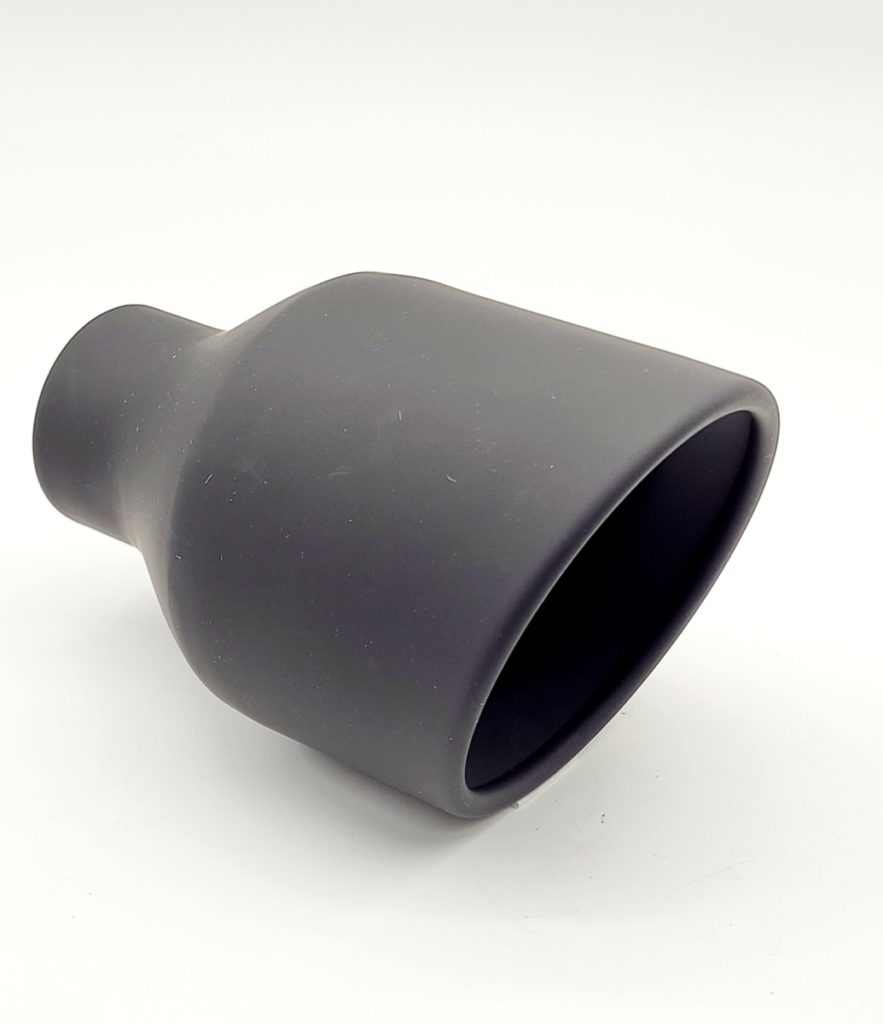 Matte Black Exhaust Tailpipe 4.5inch Round - MIJ Exhaust Systems