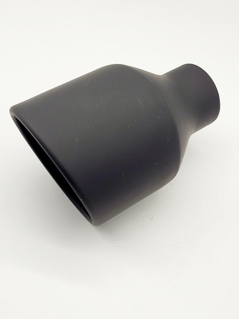 Matte Black Exhaust Tailpipe 4.5inch Round - MIJ Exhaust Systems