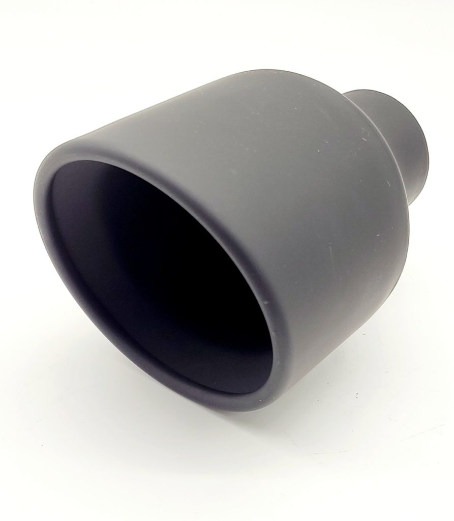 Matte Black Exhaust Tailpipe 4.5inch Round - MIJ Exhaust Systems