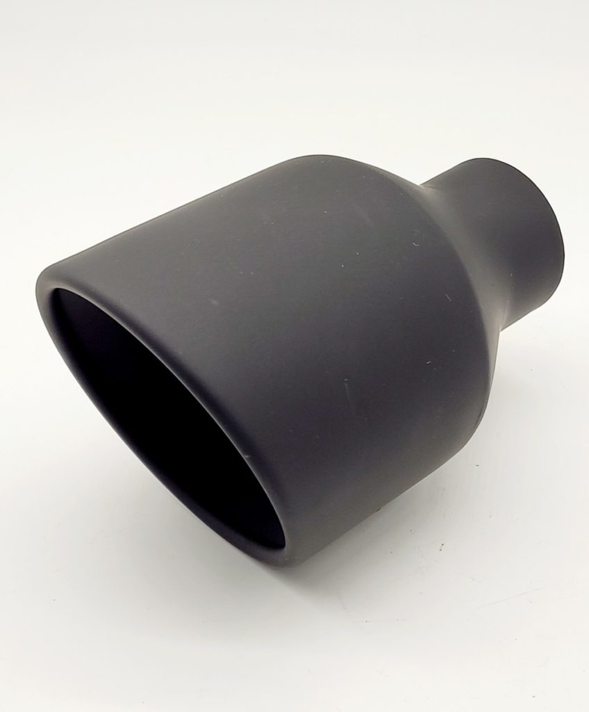 Matte Black Exhaust Tailpipe 4.5inch Round - MIJ Exhaust Systems