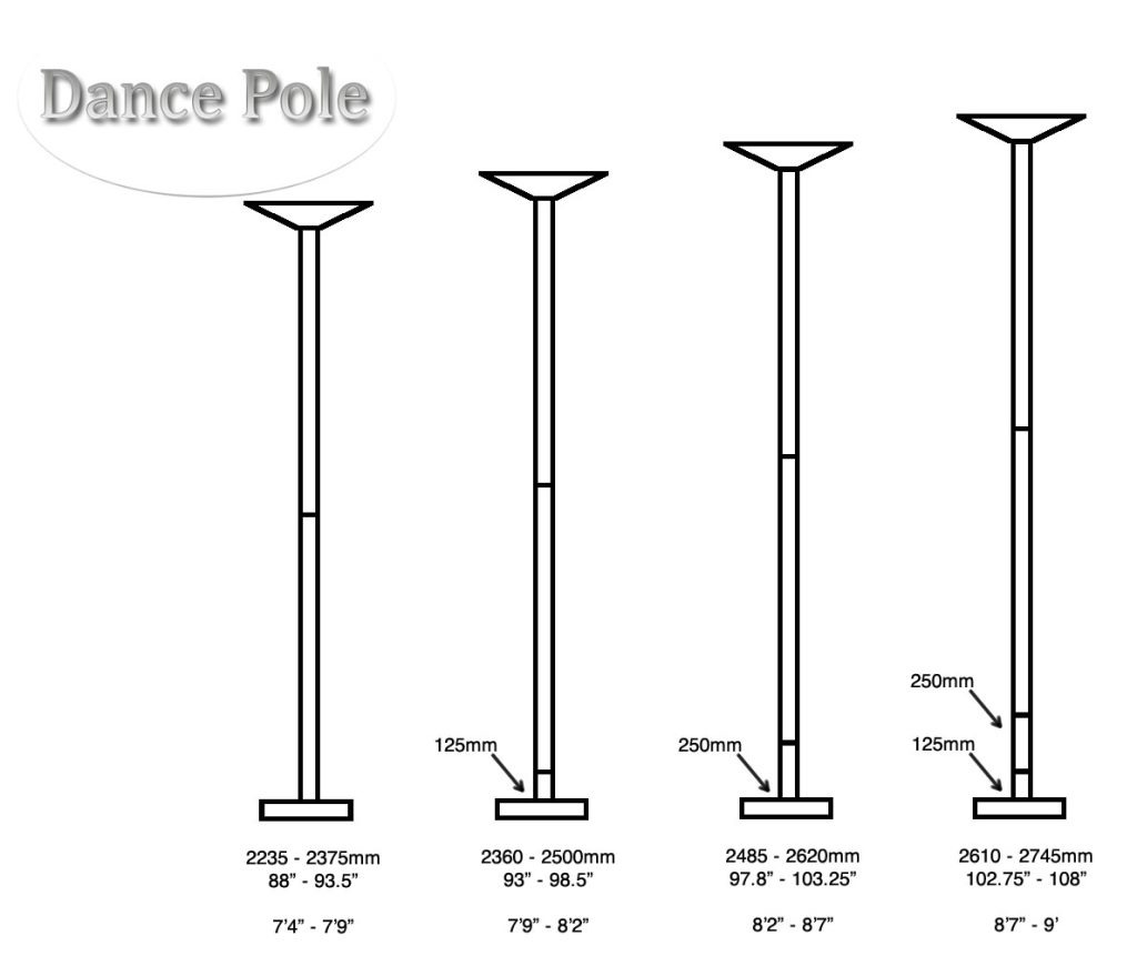 Adjustable Dance Poles