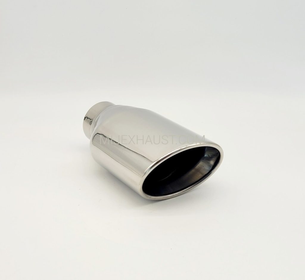 Oval Exhaust Tailpipe Double Skinned - MIJ Exhaust Systems