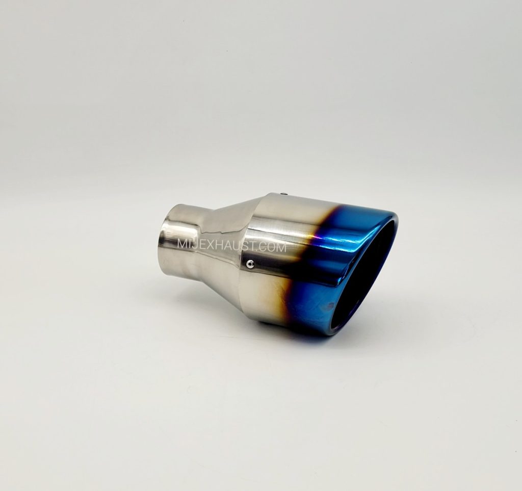 4" Slash Cut Exhaust Tip, Big Bore Stainless Tailpipes - MIJ Exhaust ...